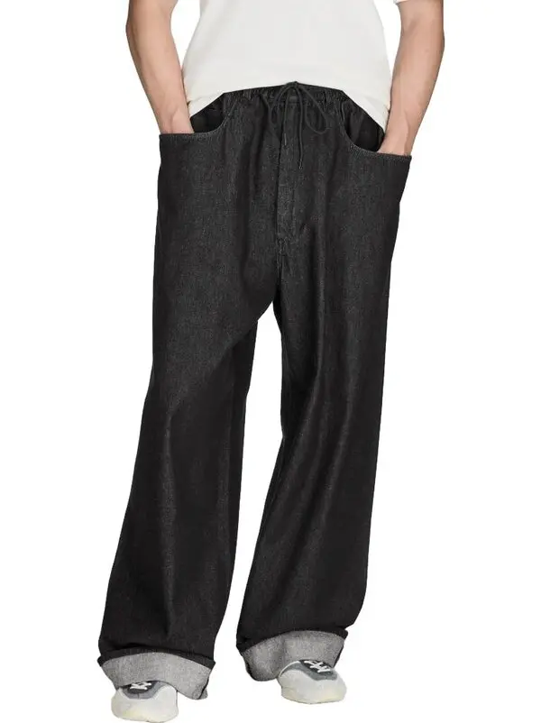 Adidas Y-3 Denim Pants - Black