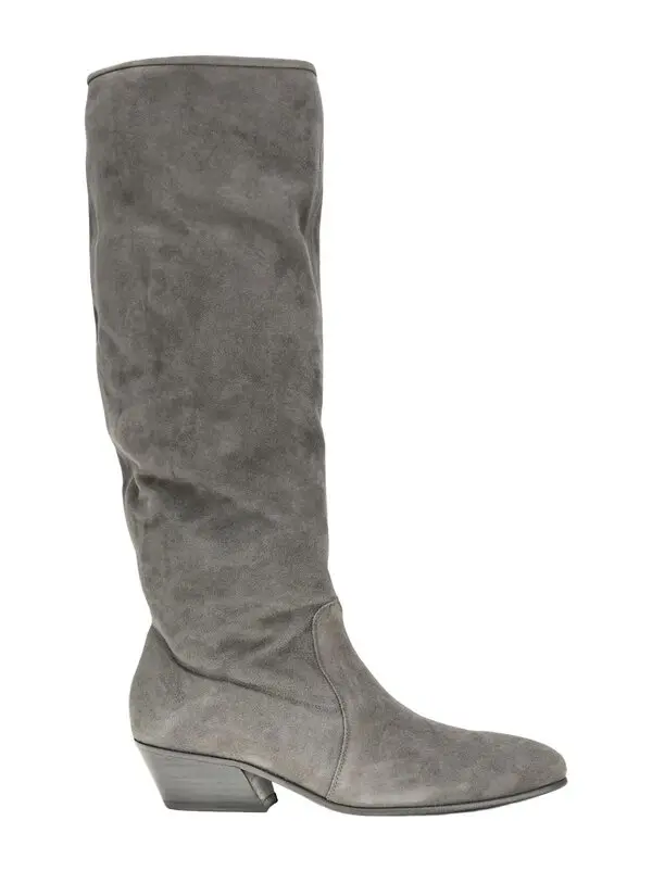PEDRO GARCIA High Suede Boots - Grey
