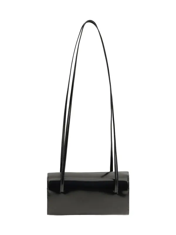 FANE Mie Brushed Leather Shoulder Bag - Black