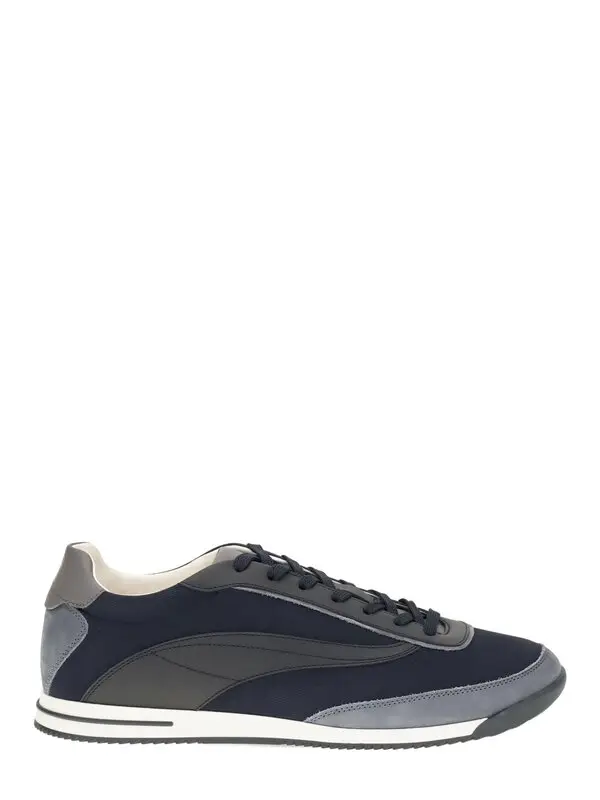 Brunello Cucinelli Suede Lace-up Sneakers - Blue