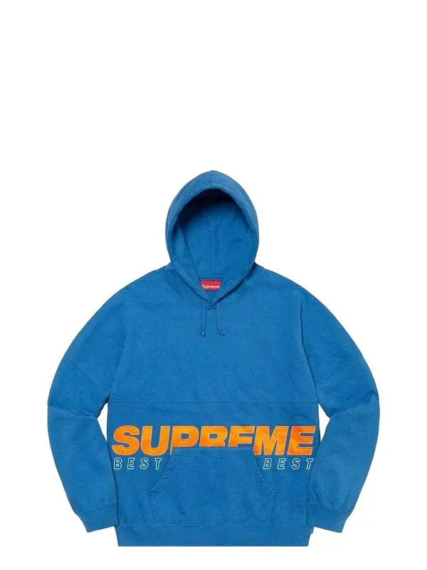 Supreme Best Of The Best" Hoodie - Blue/orange