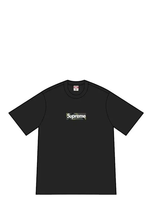 Supreme Fw23 Box Logo T-shirt - Black