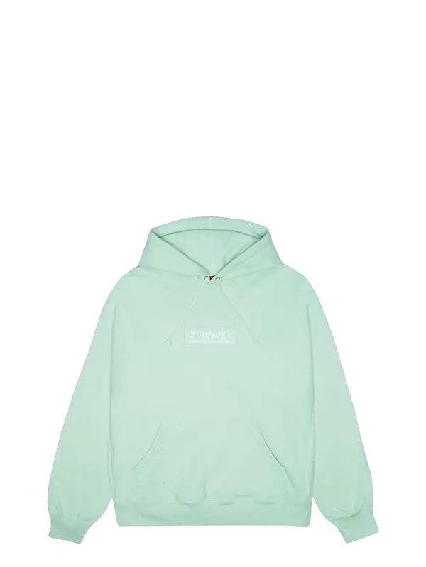 Supreme Fw23 Box Logo Hooded Sweatshirt - Light Green