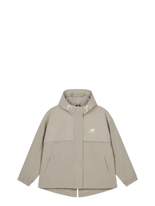 NEW BALANCE Hooded Jacket - Khaki
