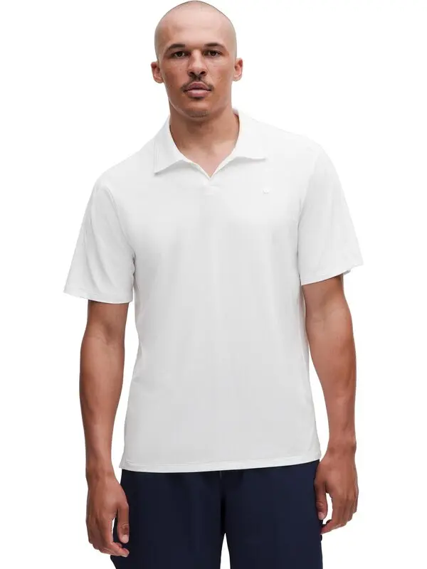 Lululemon Mesh Panelled Tennis Polo Shirt - White