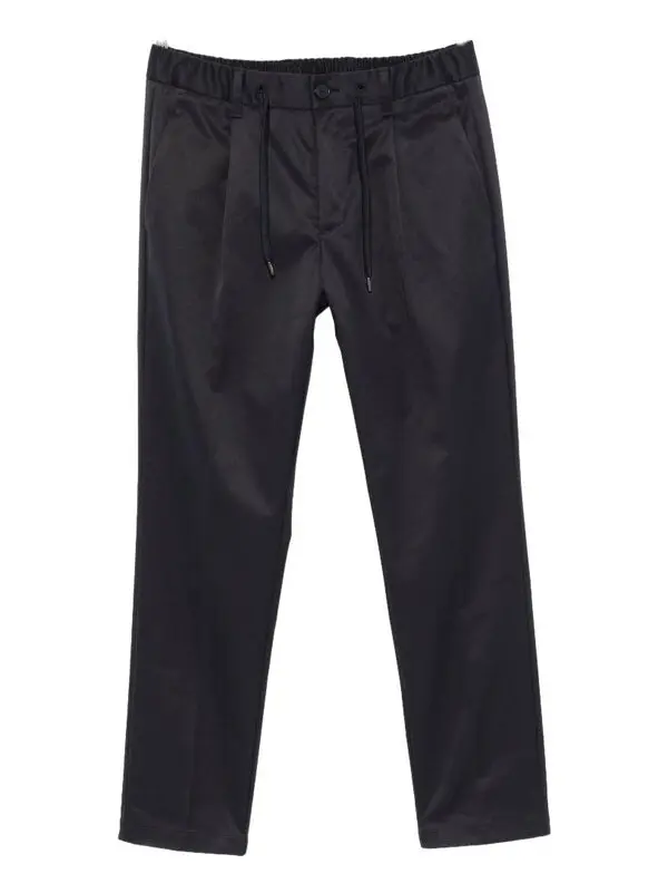 Herno Regular Trousers With Satin Finish - Blue