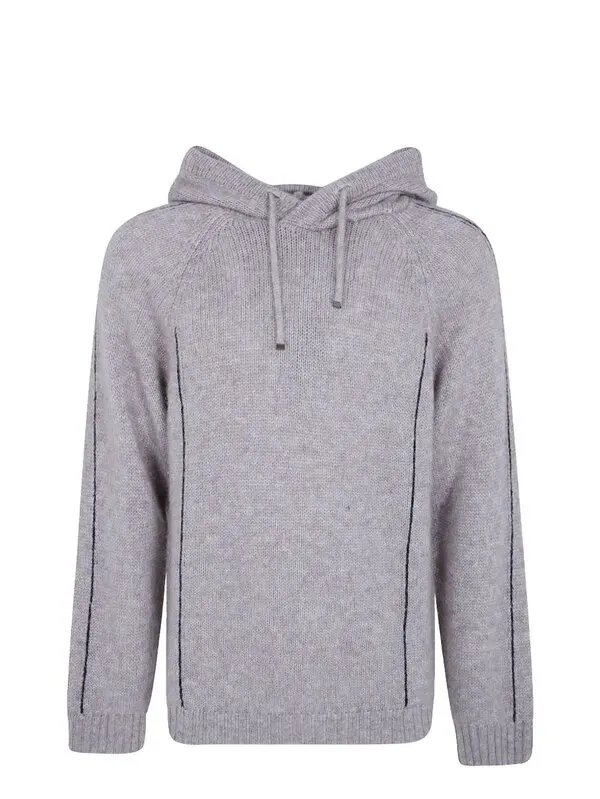 Giorgio Armani Wool Blend Hoodie - Green