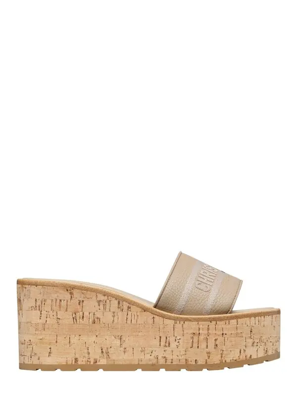 Dior Dway Platform Slide - Nude