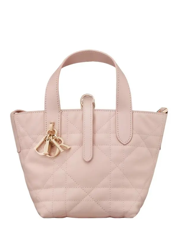 Dior Toujours Vertical Nano Tote Bag - Pink