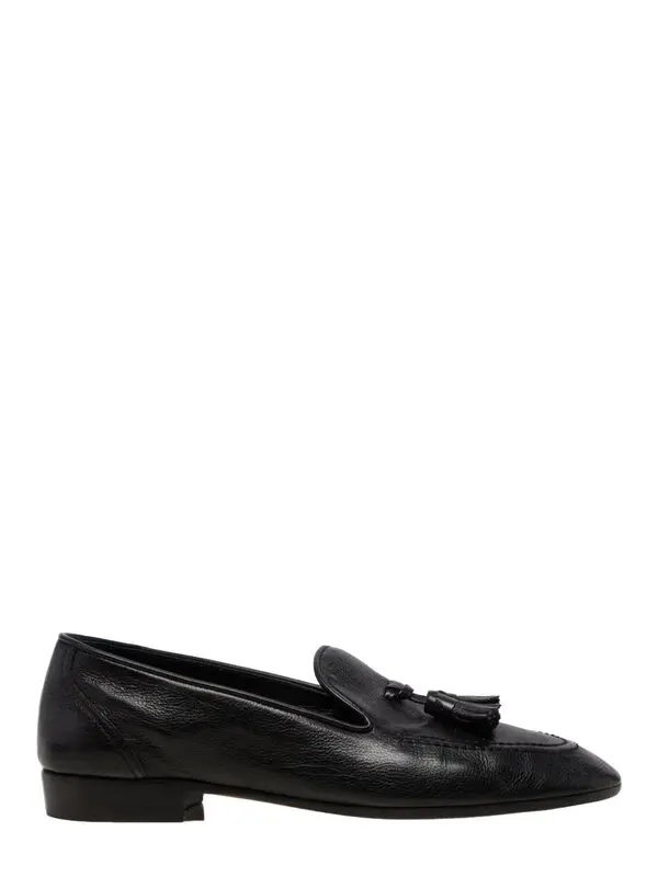 THE ROW Caden Tassel Loafers - Black