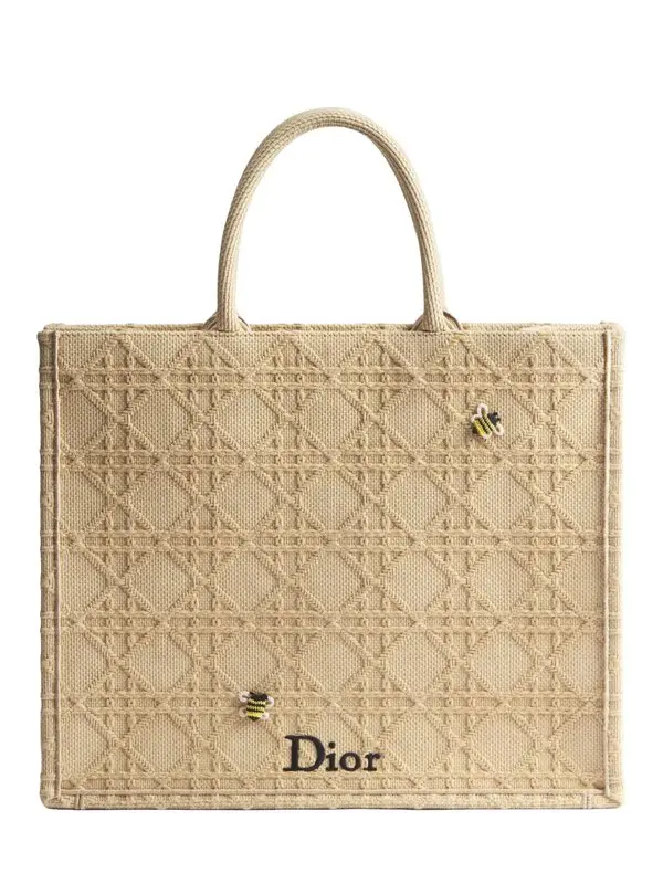 Dior Large Book Tote Bag - Nude