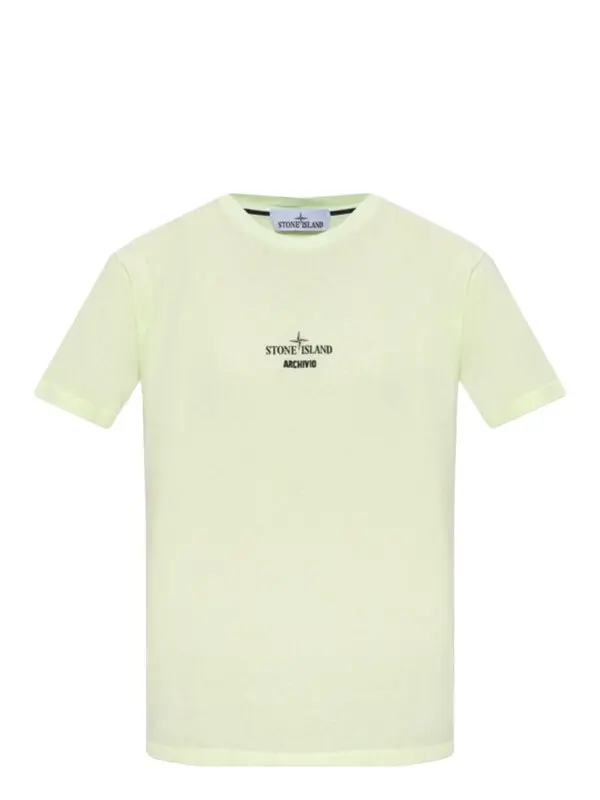 Stone Island Graphic-print T-shirt - Light Green