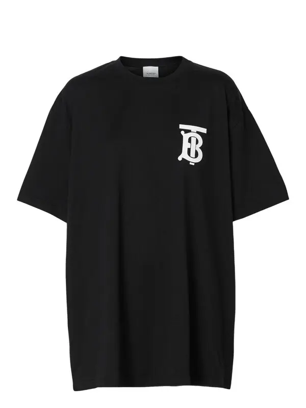 Burberry Tb Logo T-shirt - Black