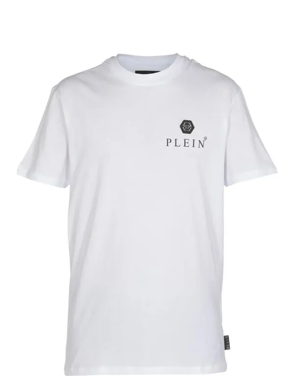 Philipp Plein Ss Iconic Plein Crewneck T-shirt - White