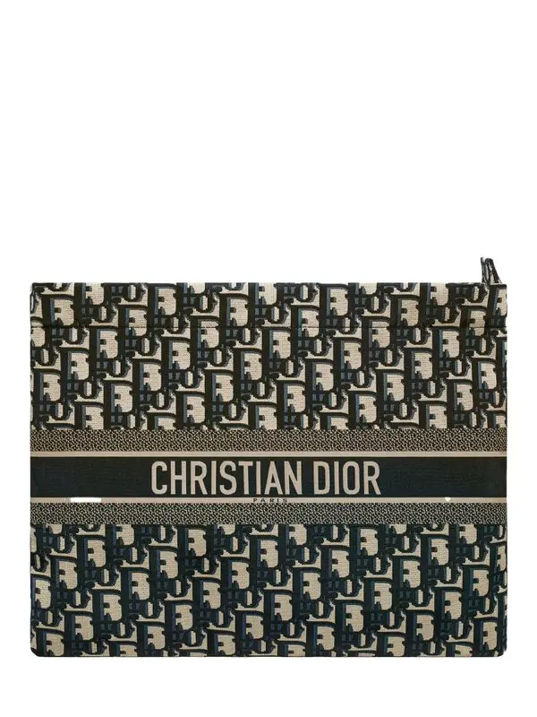 Dior Diortravel Zipped Pouch - Black