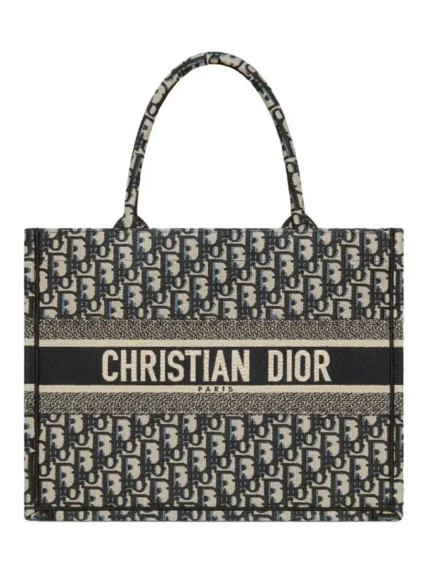 Dior Medium Book Tote - Black