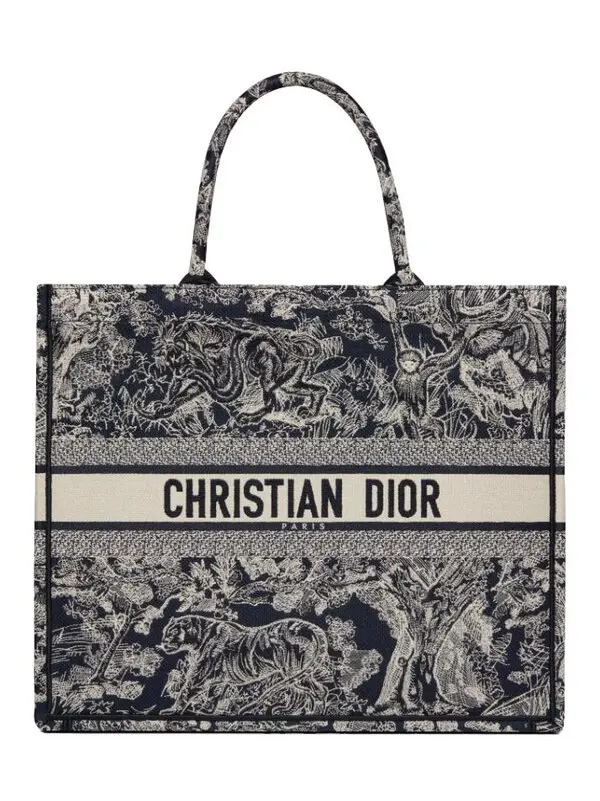 Dior Large Book Tote - Black