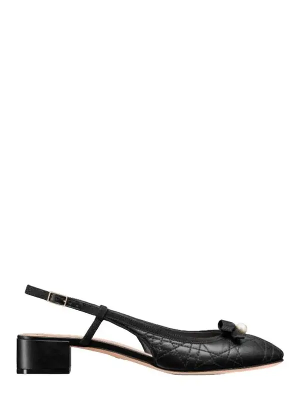 Dior Christian Ballet Slingback Pumps - Black