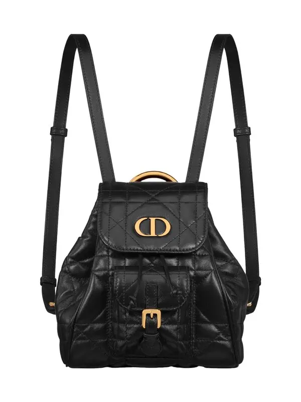 Dior Small Caro Backpack - Black