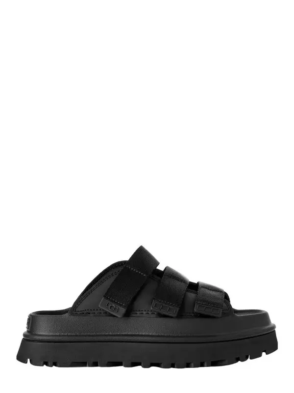 UGG Goldenglow Logo Embossed Slides - Black