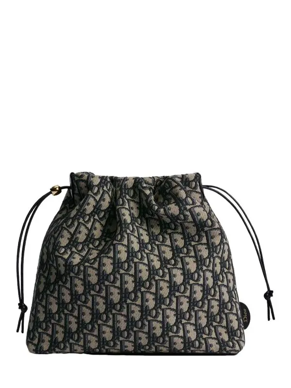 Dior Medium Diortravel Last Minute Pouch - Black