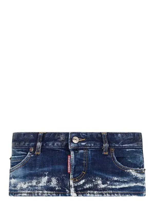 Dsquared2 Denim Mini Skirt - Blue