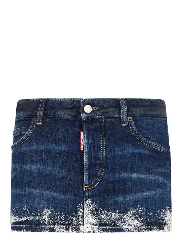 Dsquared2 Denim Mini Skirt - Blue