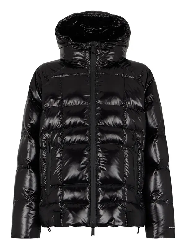 Dsquared2 Shiny Ripstop Down Jacket - Black