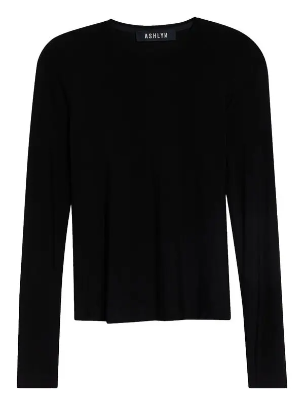 ASHLYN Onna Long Sleeve Top - Black