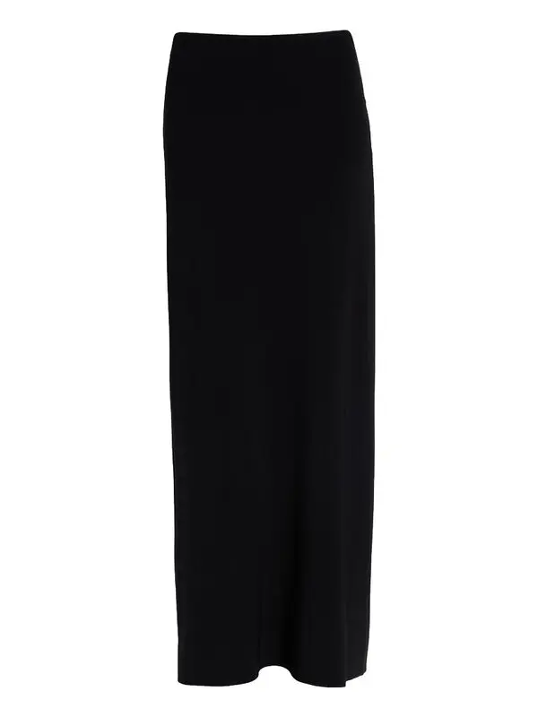 ASHLYN Marry Column Skirt - Black