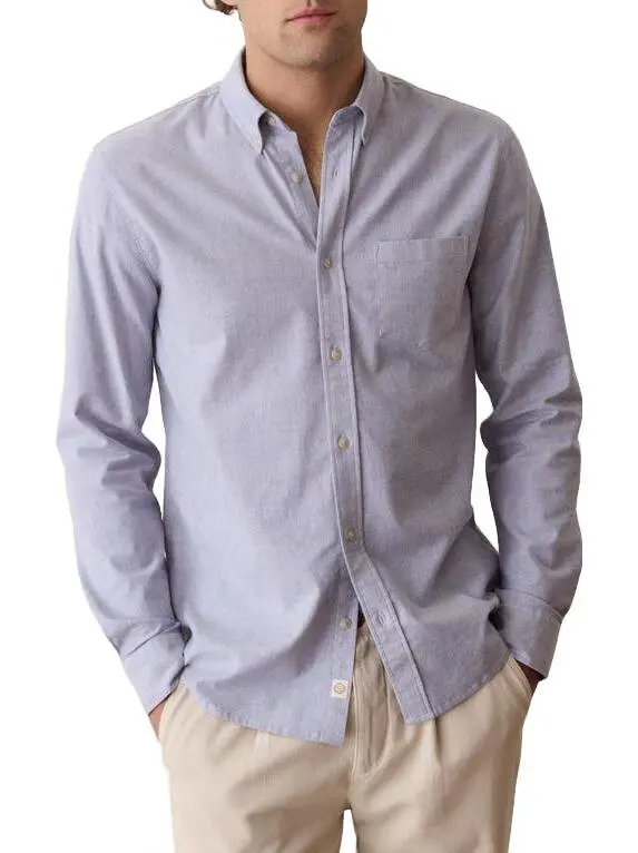 Marine Layer California Oxford Shirt - Blue