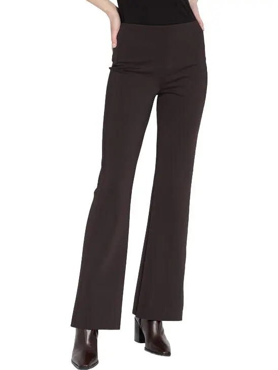 Lyssé Spencer Neoprene Flare Trousers - Double Espresso
