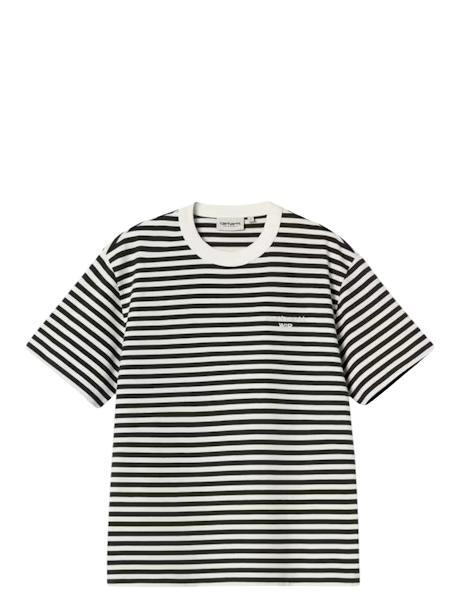 Carhartt Wip Short Sleeve Striped T-shirt - White/black