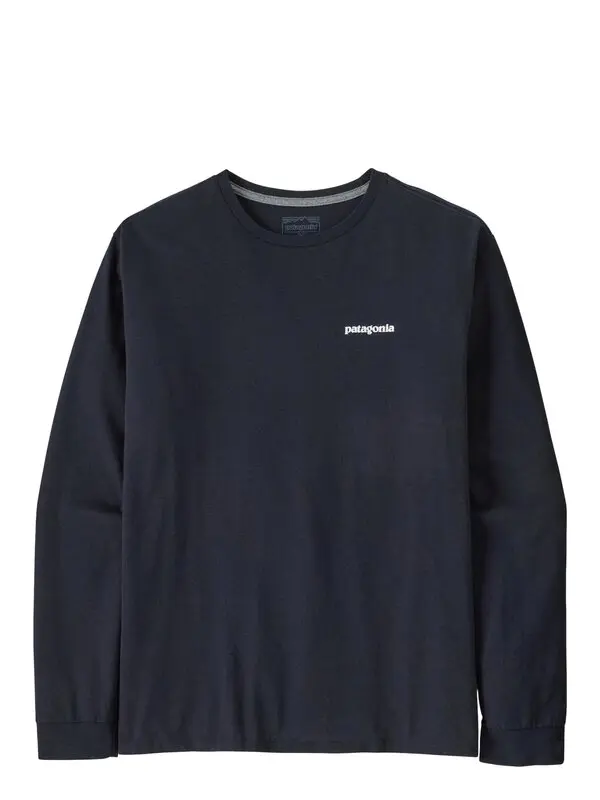 Patagonia L/s P-6 Logo Responsibili-tee - Blue