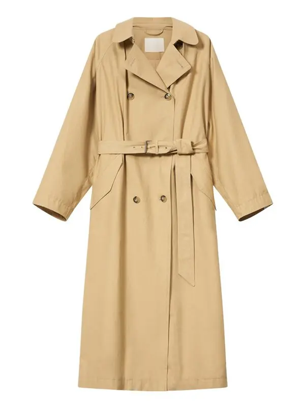 ETOILE Cacilda Cotton Gabardine Trench Coat - Beige