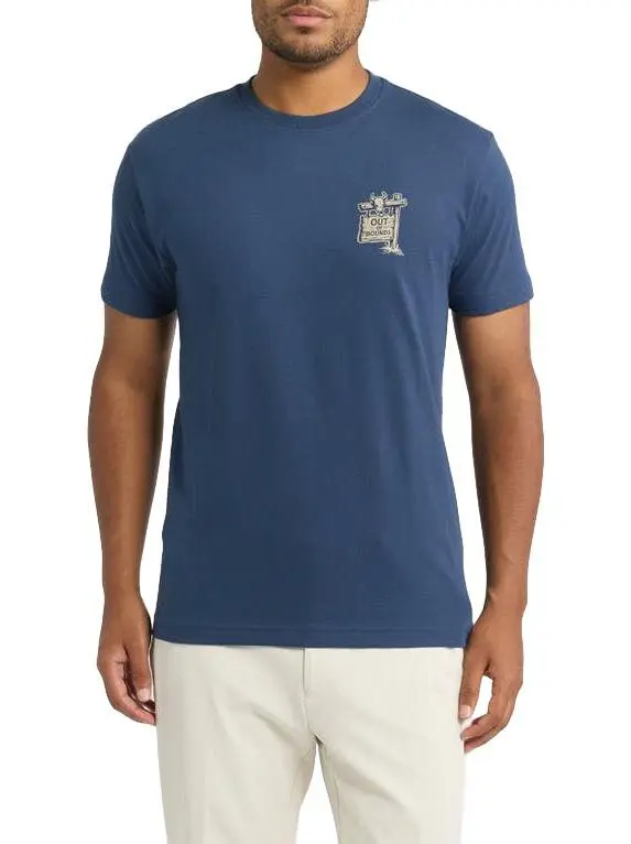 SWANNIES Journey Out Of Bounds Graphic T-shirt - Navy