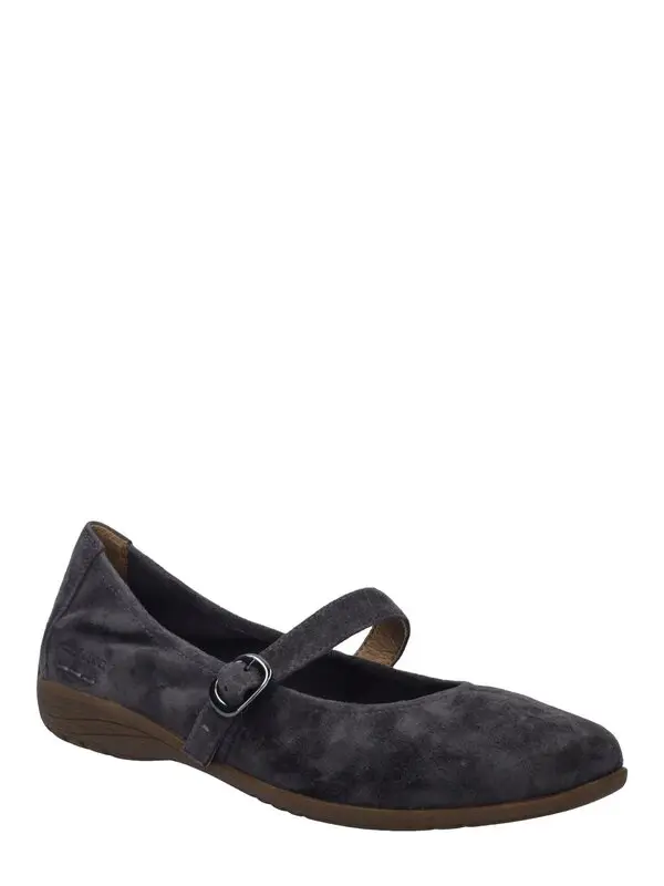 Josef Seibel Fenja Leather Mary Jane - Asphalt