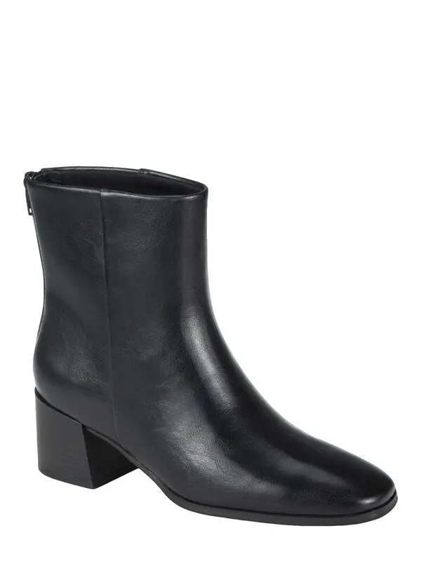 BARETRAPS Walless Faux Leather Ankle Boot - Black