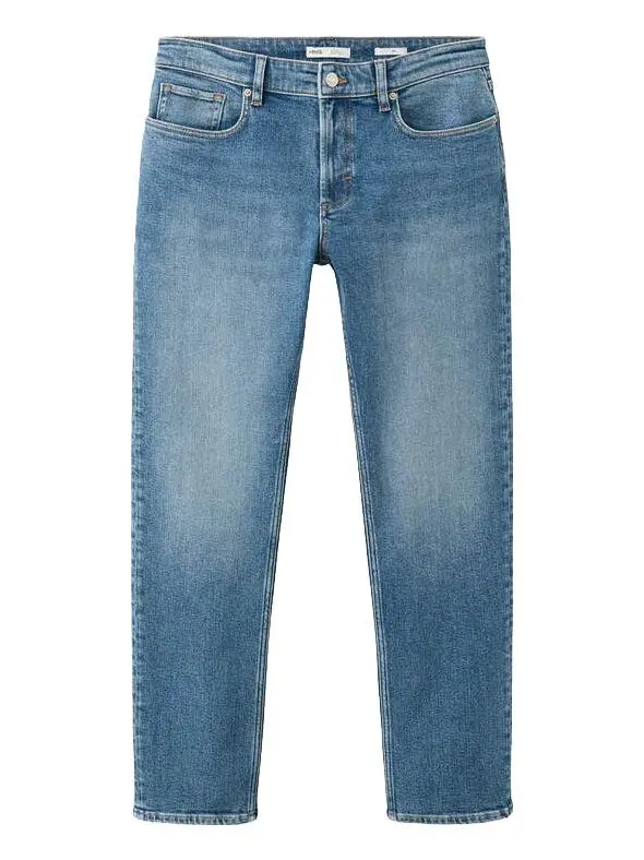 Mango Slim Fit Jeans - Medium Blue