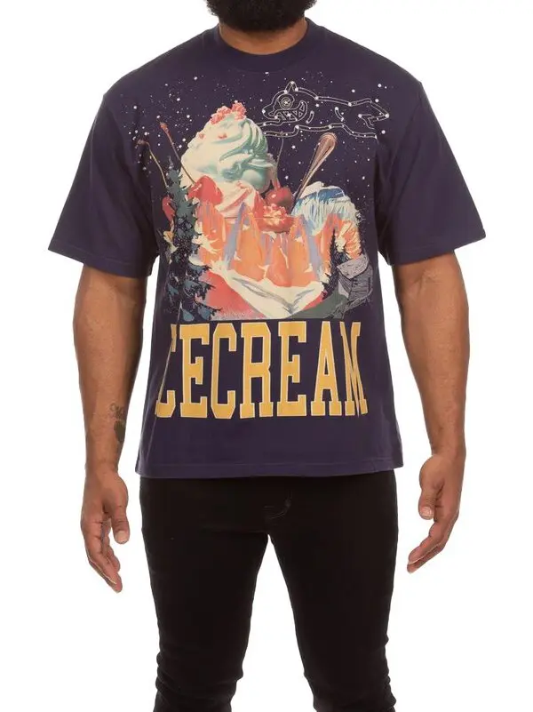 ICECREAM Candy Mountain Graphic T-shirt - Eclipse