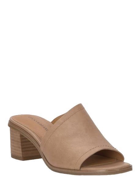 Lucky Brand Lerkie Block Heel Sandal - Latte