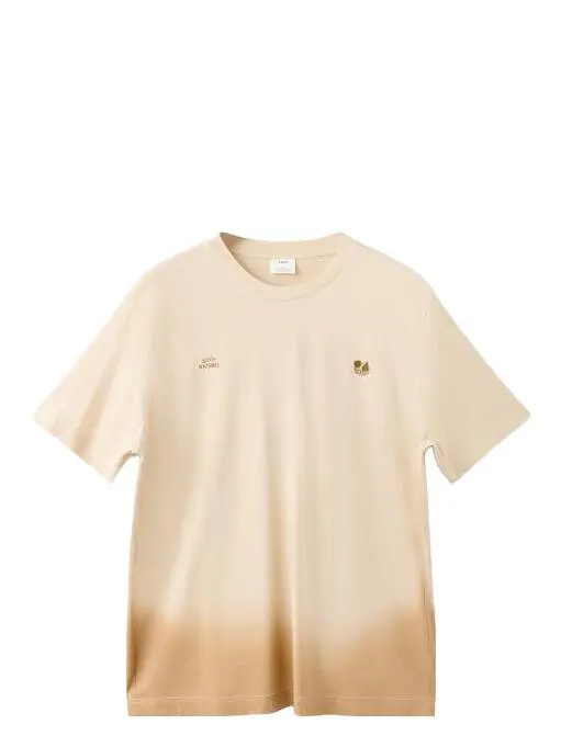 Mango Ombré Crewneck T-shirt - Beige