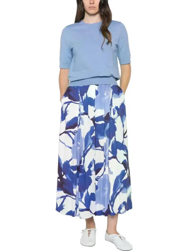 BETTY BARCLAY Short Sleeve Crew Neck T-shirt - Blue