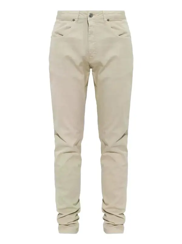 Paul & Shark Straight-leg Cotton Trousers - Neutrals