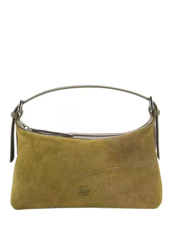 ATP ATELIER Vadena Suede Shoulder Bag - Green