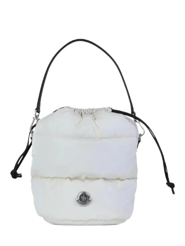 Moncler Caradoc Water-repellent Bucket Bag - White