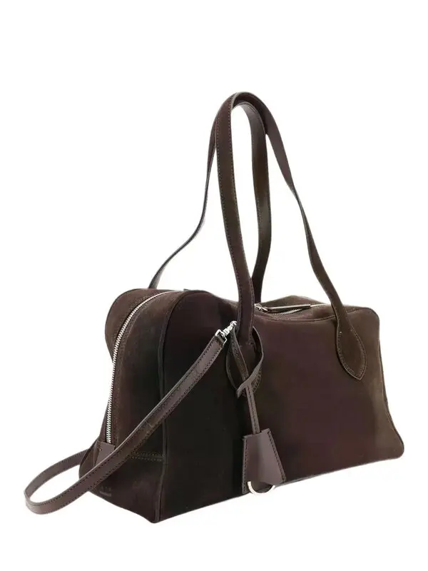 ATP ATELIER Noale Suede Tote Bag - Brown