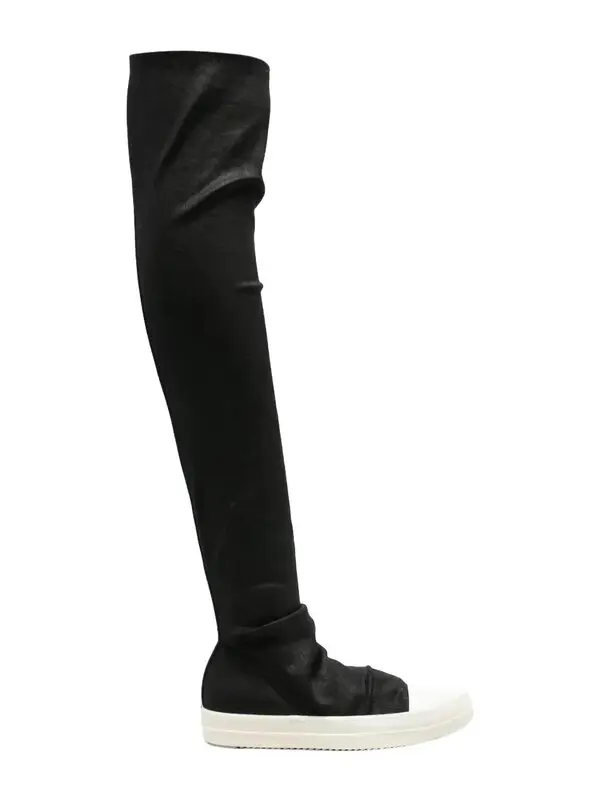 Rick Owens Toe-cap High-top Sneakers - Black