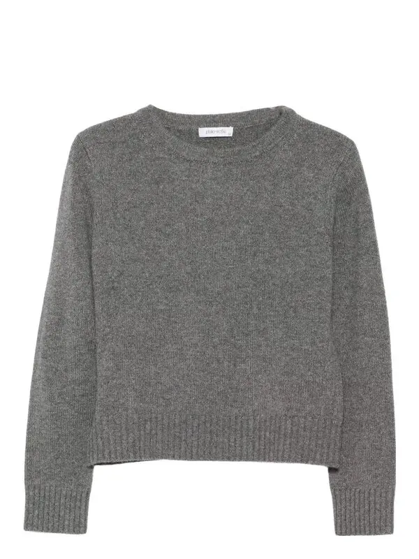 PHILO-SOFIE Crew Neck Cashmere Sweater - Grey