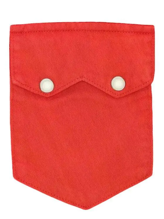 FORTELA Smith Yoke-detail Shirt - Red